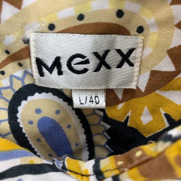 Mexx | Tops | Mexx Large Button Front Blouse Vibrant | Poshmark